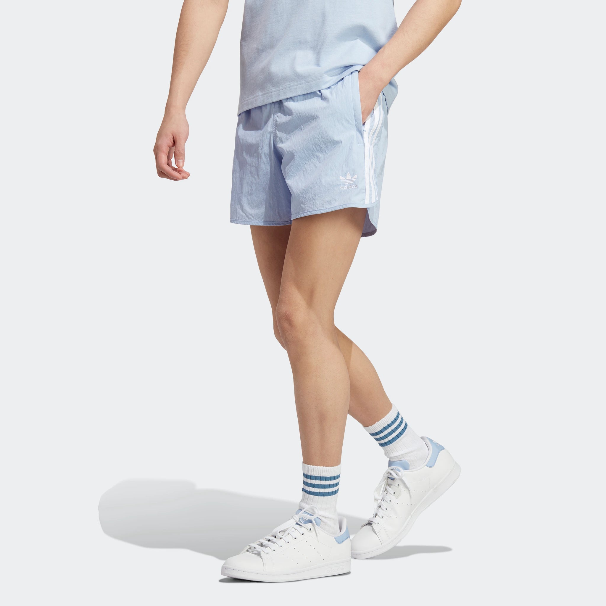 Adidas Classics Sprinter Shorts: Blue Dawn | Laufshorts | Stickabush